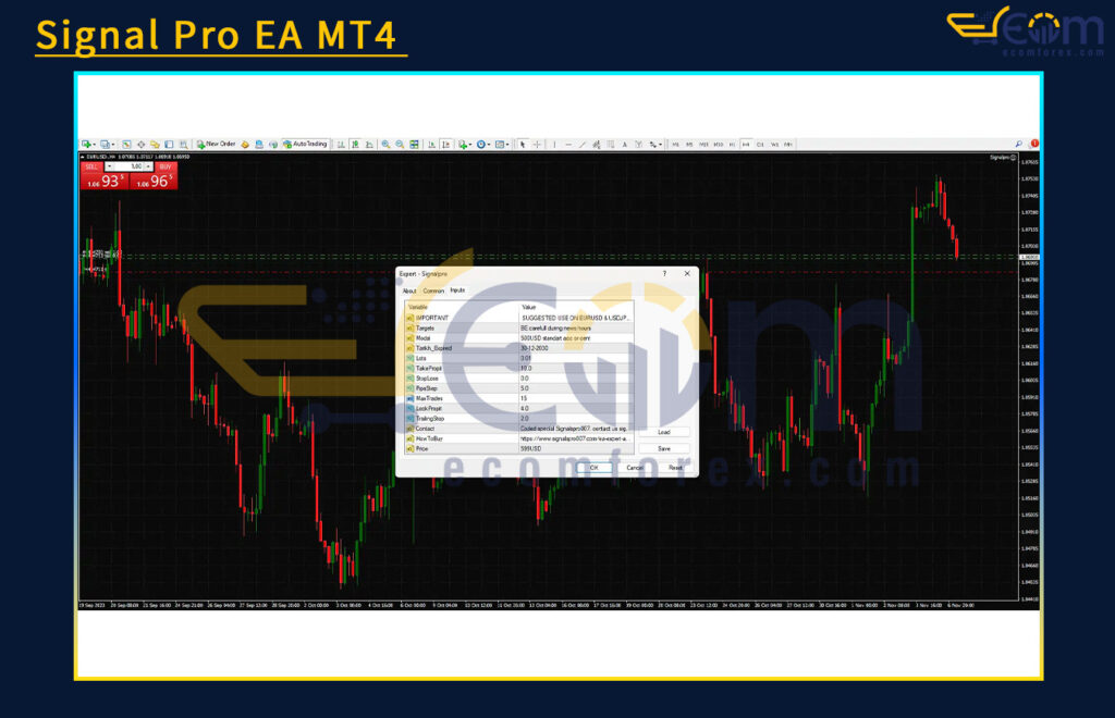 Signal Pro EA MT4 - Original Version